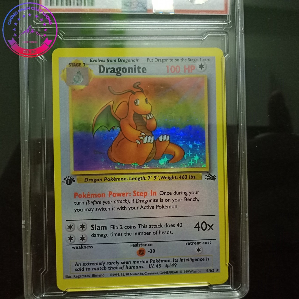 Pokemon Post Produced In 1995 Dragonite 4 62 Dragons 3 Triple Evolution ...