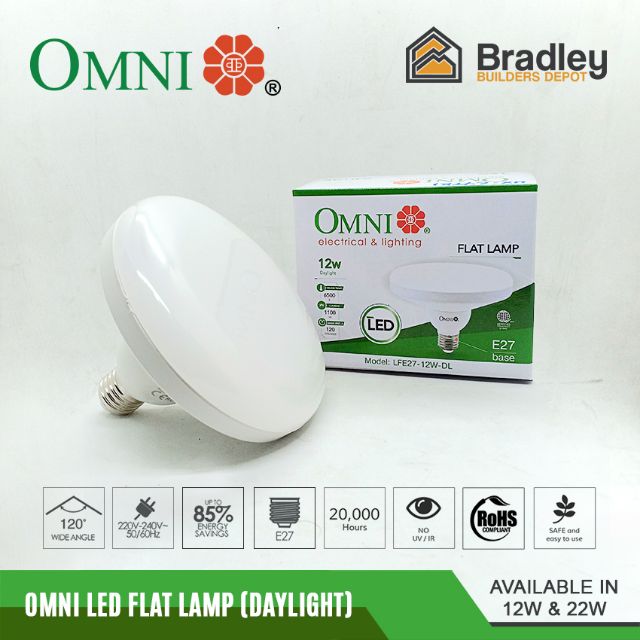 Omni LED Circular Flat Lamp (12W | 22W) | Shopee Philippines