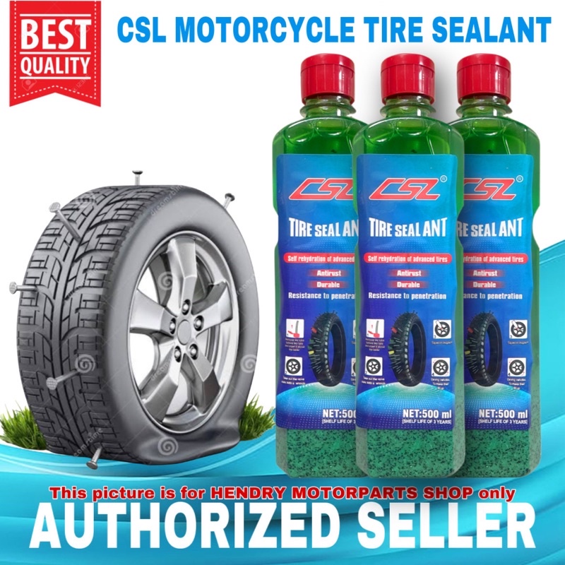 CSL Original Tire Sealant Liquid Anti-Flat Tyre For Any Tires 500ml ...