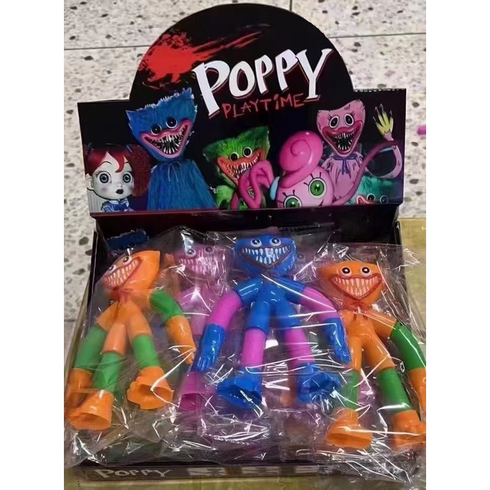 Huggy Wuggy Pop Tube With Lights Poppy Playtime Hagi Wagi | Shopee ...