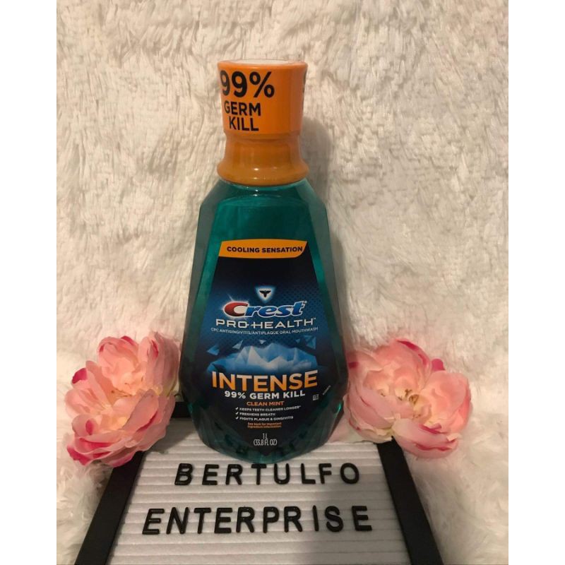 Crest Pro-Health Intense Clean Mint Mouthwash (1 Liter) | Shopee ...