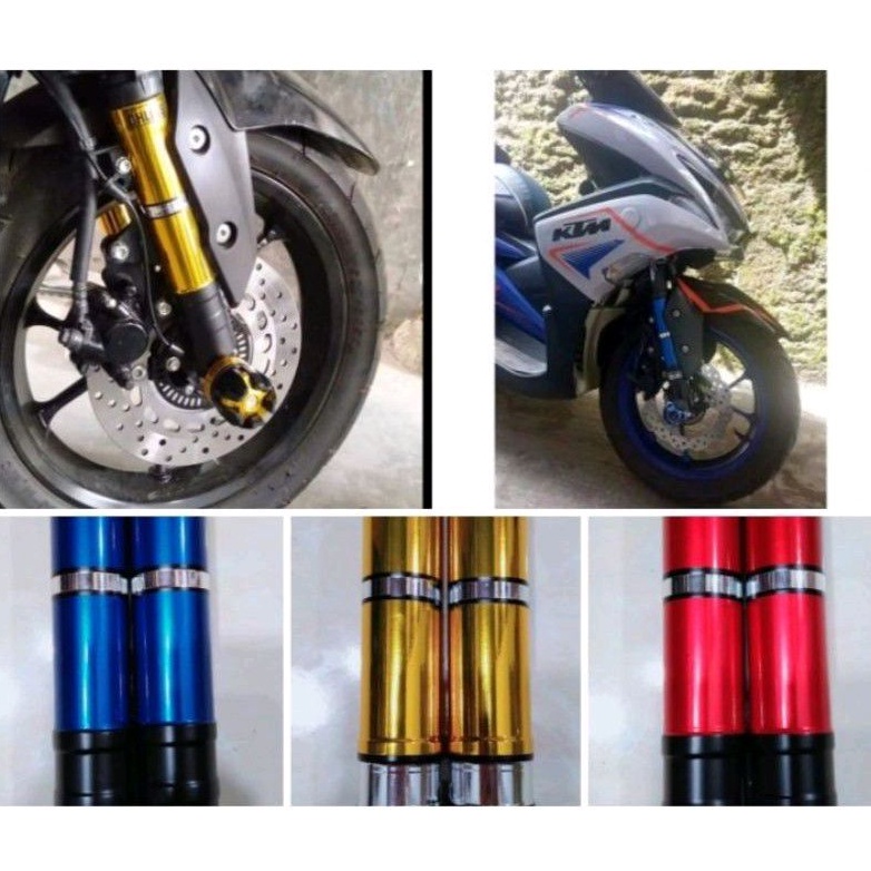Front Shuock Cover all Type Aerox 155 suock briaker protector Yamaha ...