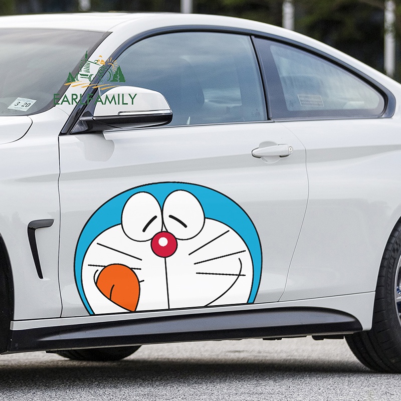 EARLFAMILY 43cm x 29.4cm Doraemon Big Car Stickers Graffiti Anime ...