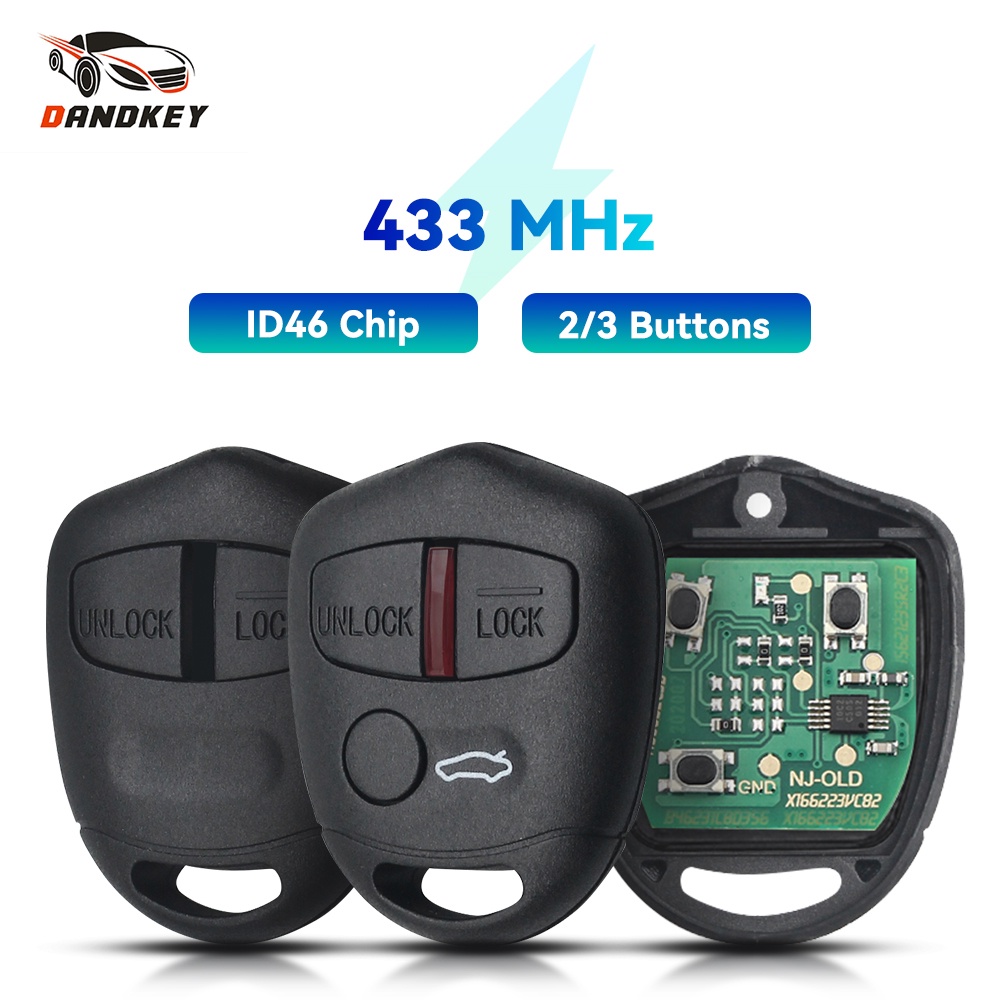 2/3 Button Key for Mitsubishi Lancer EX Evolution Grandis Outlander ...