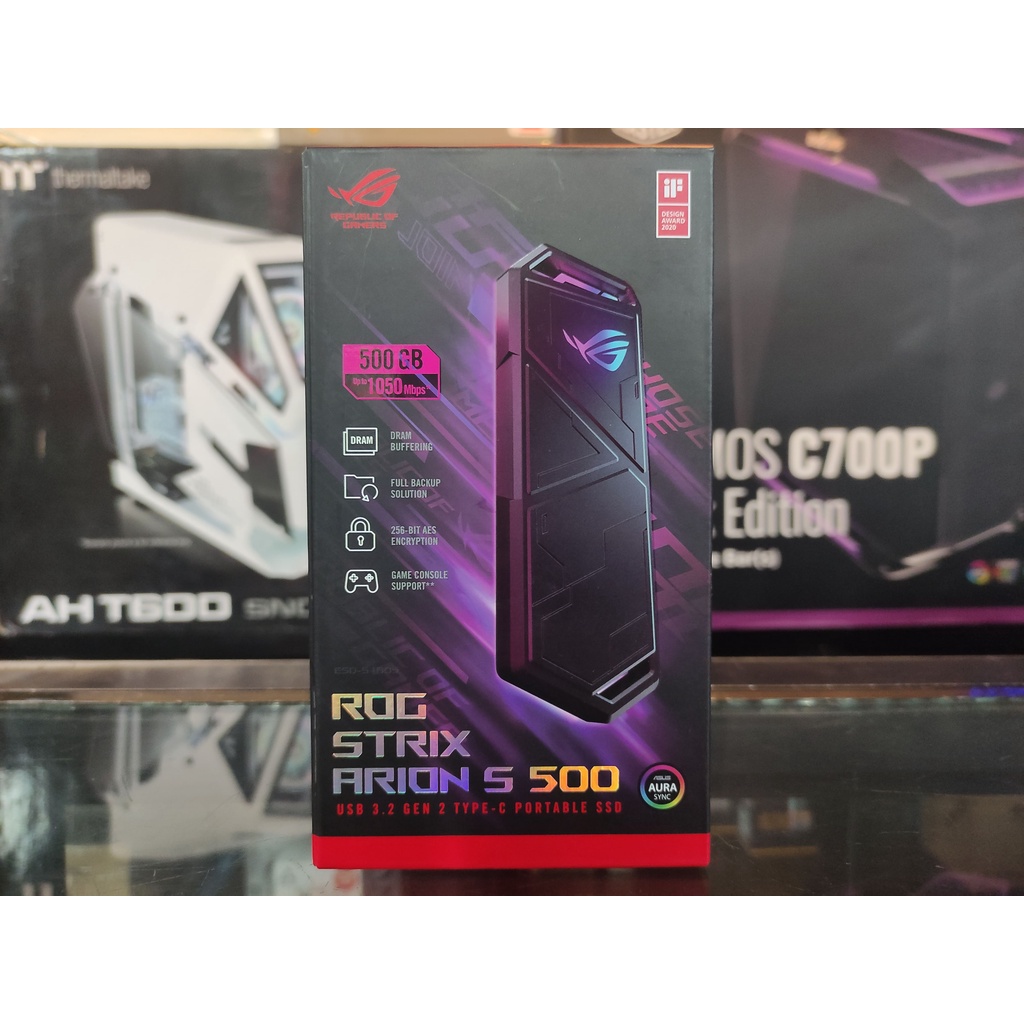 Asus ROG Strix Arion S 500 USB 3.2 Gen 2 Type-C Portable SSD - 500GB | Shopee Philippines