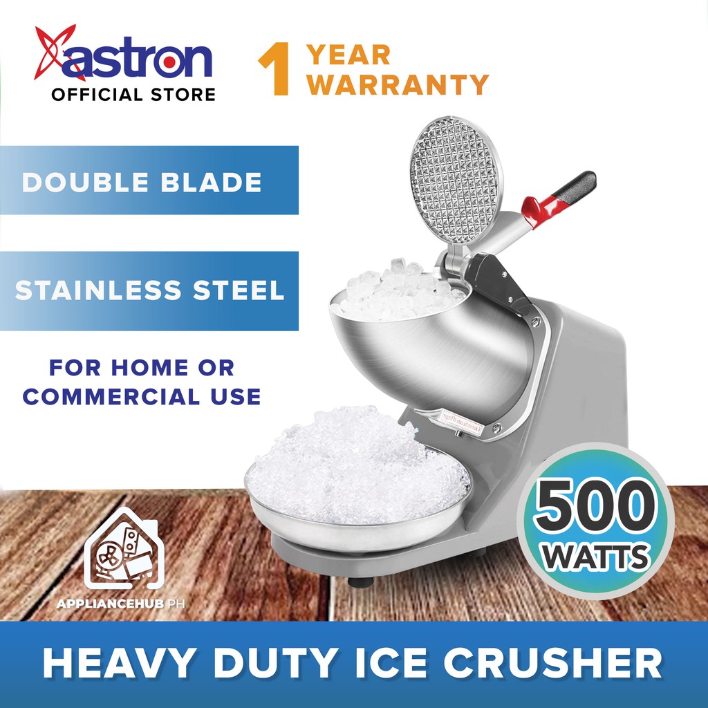 Astron ICECRUSHER Commercial Blender - Gray | Heavy Duty | Dual Blades ...