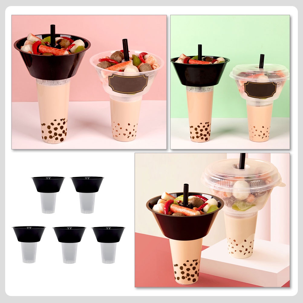 [READY STOCK] Clear Party Cups Combined Beverage Combo Vasitos Con ...