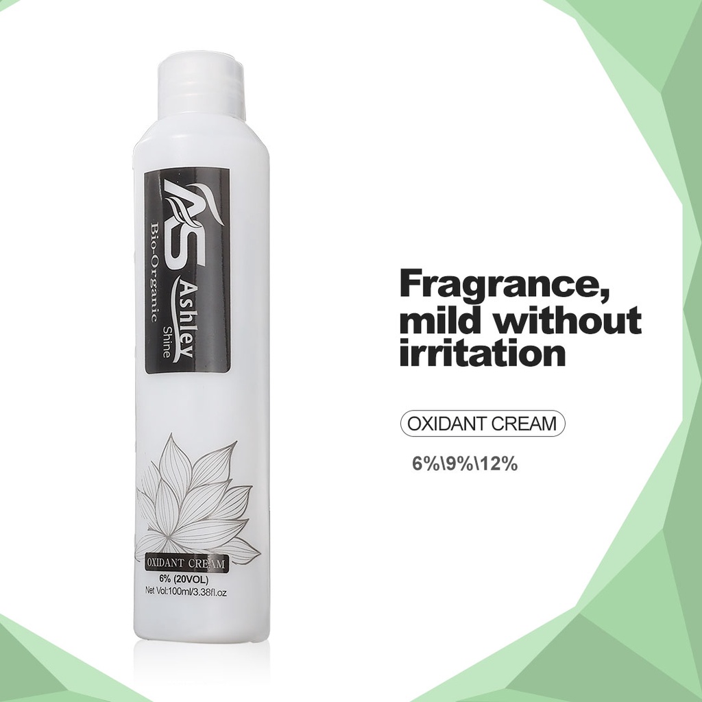 Ashley Shine Oxidizing Cream 100ml Oxidizer Hair Color Dye Oxidant ...