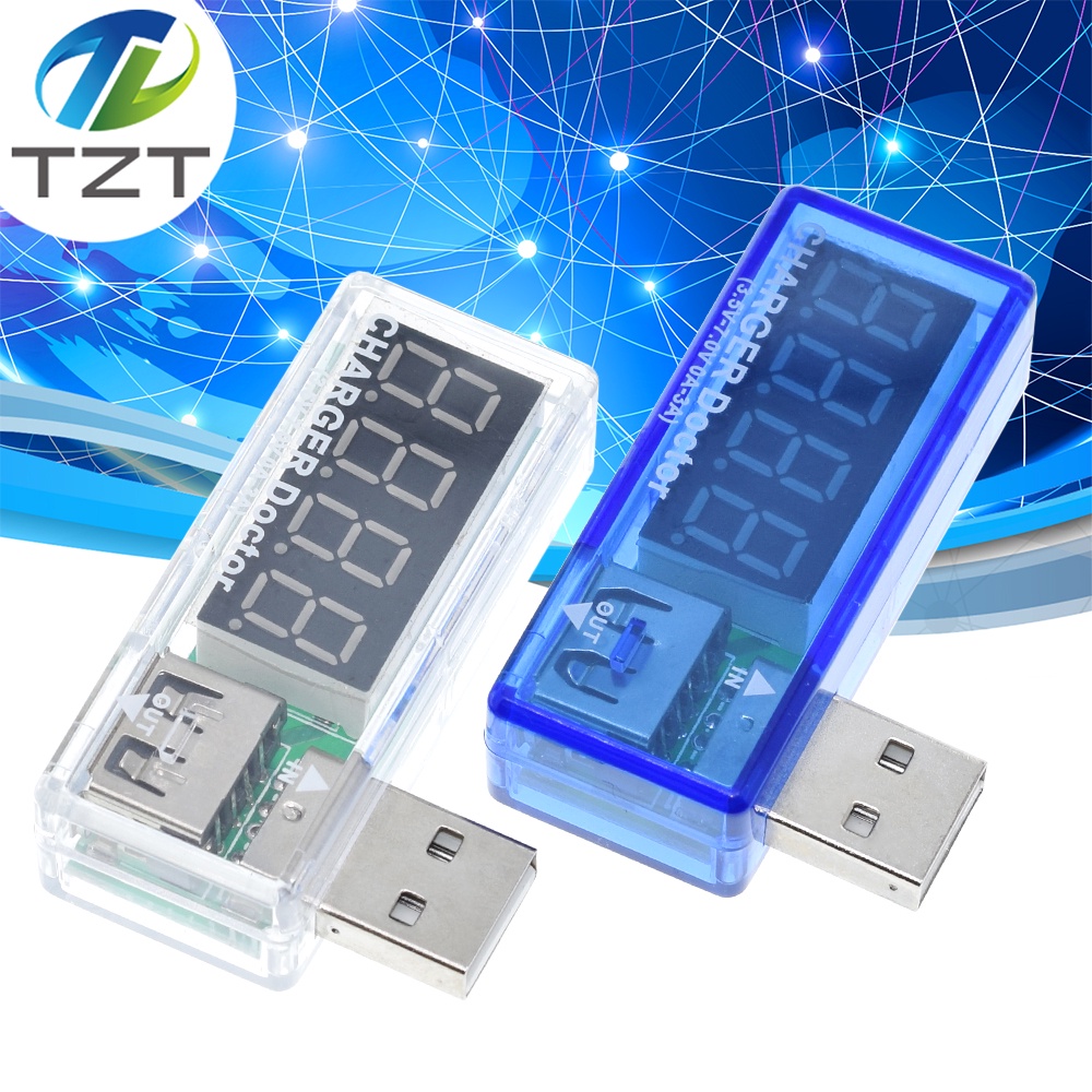Digital USB Mobile Power charging current voltage Tester Meter Mini USB ...
