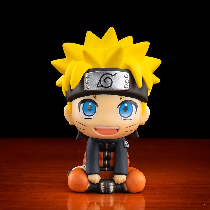 Naruto Q Ver. Naruto Kakashi Sasuke Itachi Sitting Anime Collectible ...