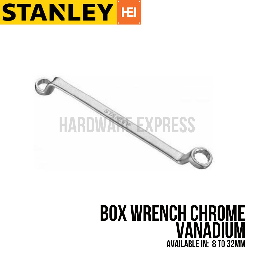 STANLEY Box Wrench Chrome Vanadium (SOLD PER PC) | Shopee Philippines