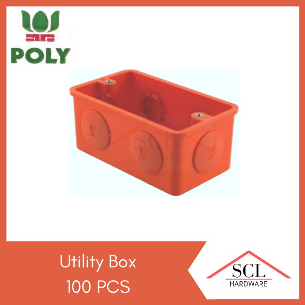 POLY Utility Box 100 pcs | Shopee Philippines