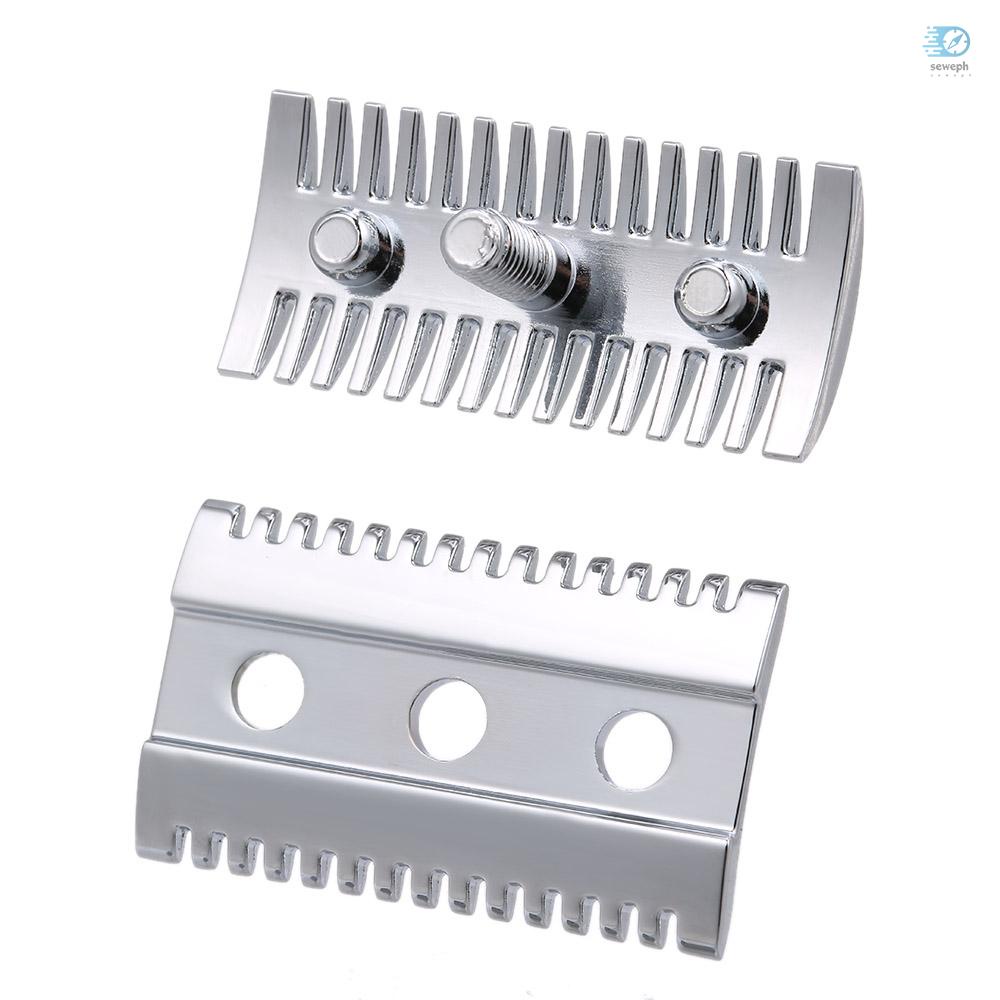 TGMG Double Edge Shaving Safety Razor Open Comb Head Male Safety Razor ...