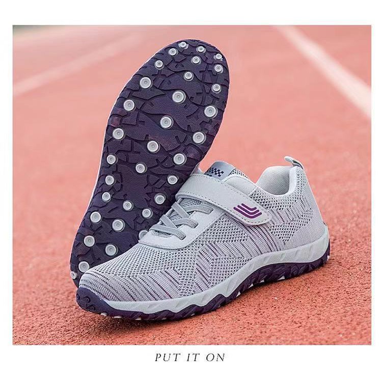 [JSJK] KOREAN WOMEN Mesh Breathable Casual strap-slip on running shoes ...