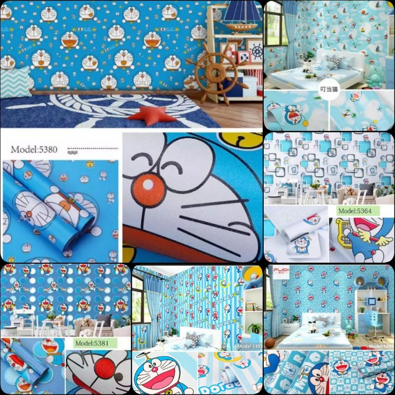 Wallpaper STICKER Wall Character MOTIF/Cartoon Room Decoration | Shopee ...