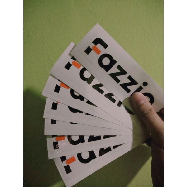 FAZZIO VINYL STICKER Waterproof | Shopee Philippines