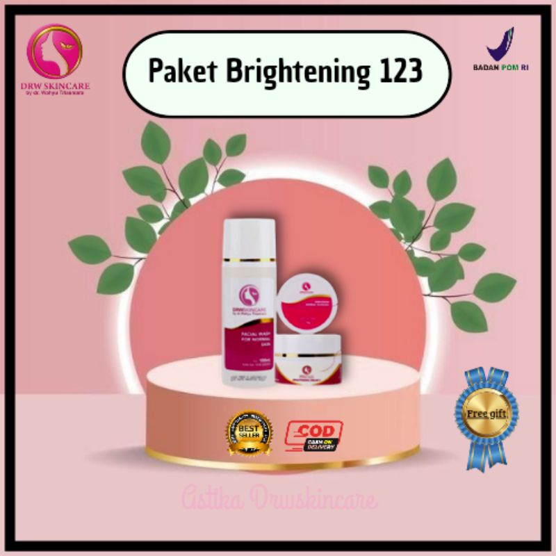MERAH HITAM Drw Skincare Brightening Package 1 2 3 (for normal skin ...