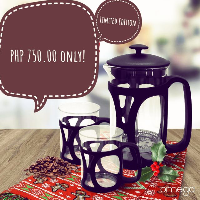 Omega French Press 3pc Set | Shopee Philippines