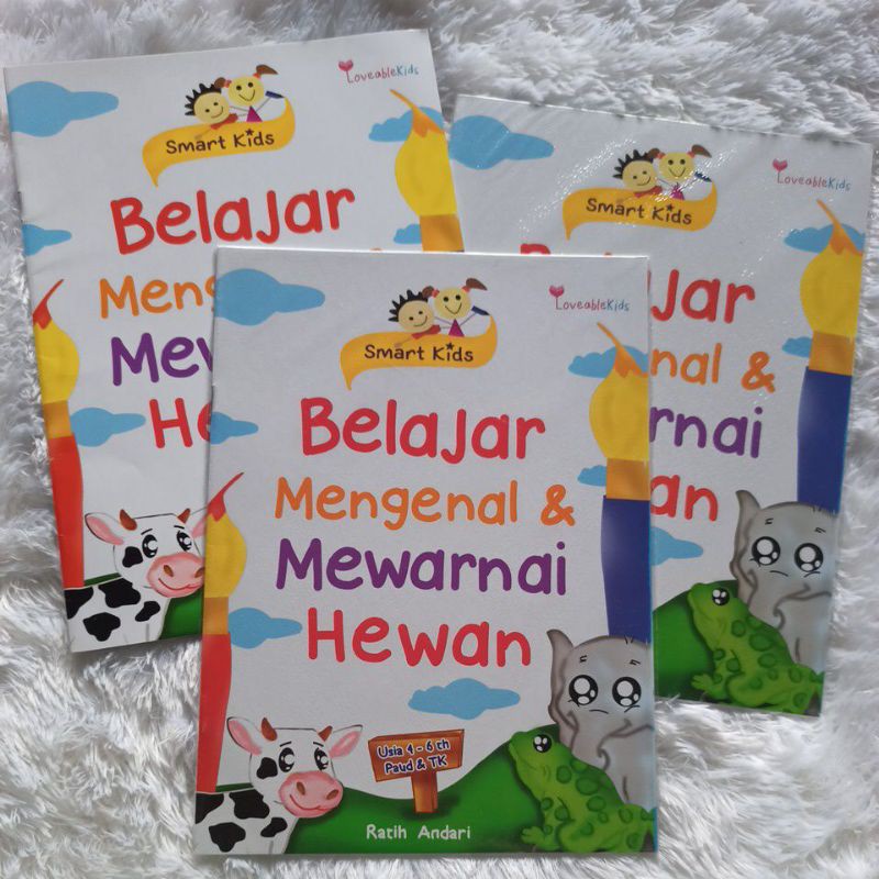 Smart Kids Book - Learn to Recognize & Color Animals - Ages 4-6 ...