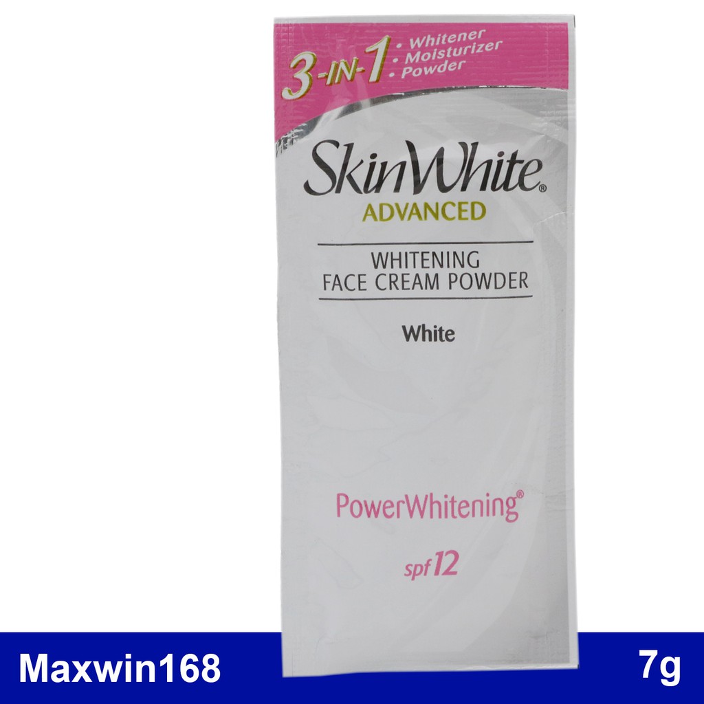SkinWhite Advanced Power Whitening Face Cream Powder White 7g | Shopee ...