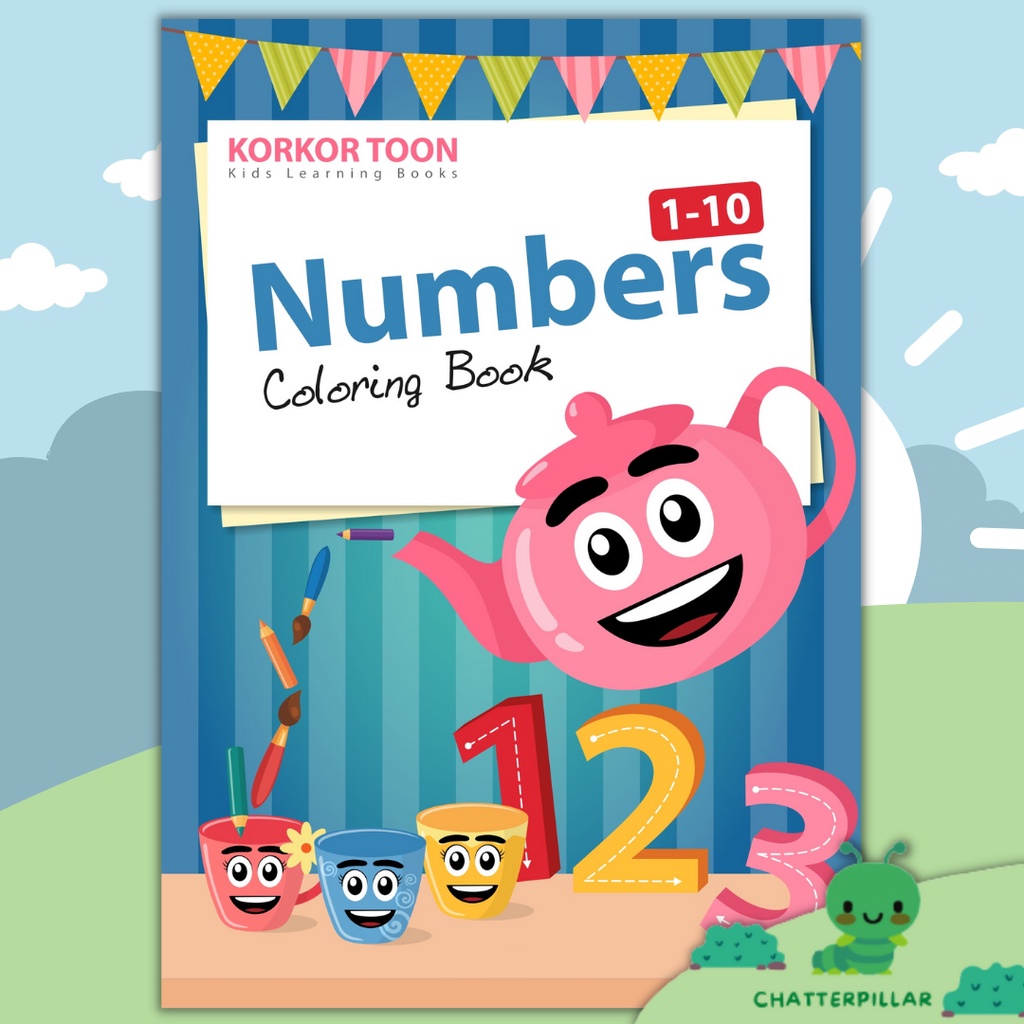 Numbers 1-10 Coloring Book | Shopee Philippines