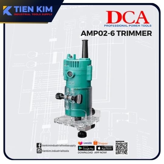 DCA AMP02-6 Palm Router / Trimmer 350W 6.35mm ( Tien Kim ) | Shopee ...