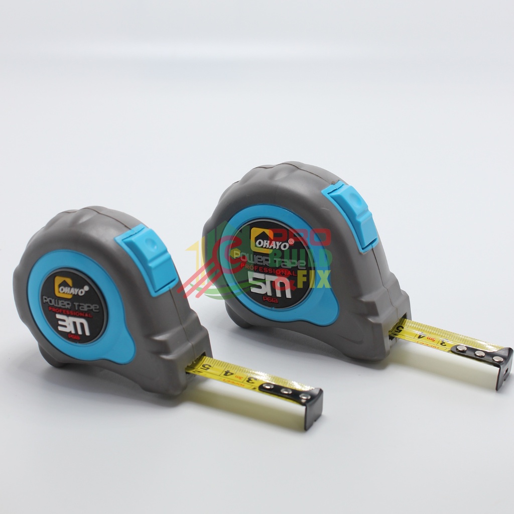 Tape Measure (3M / 5M) Professional Power Tape Easy Sliding Thumb Lock ...