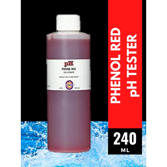 Phenol Red 240 ml Solution Swimming Pool pH Tester Test Kit Water ...