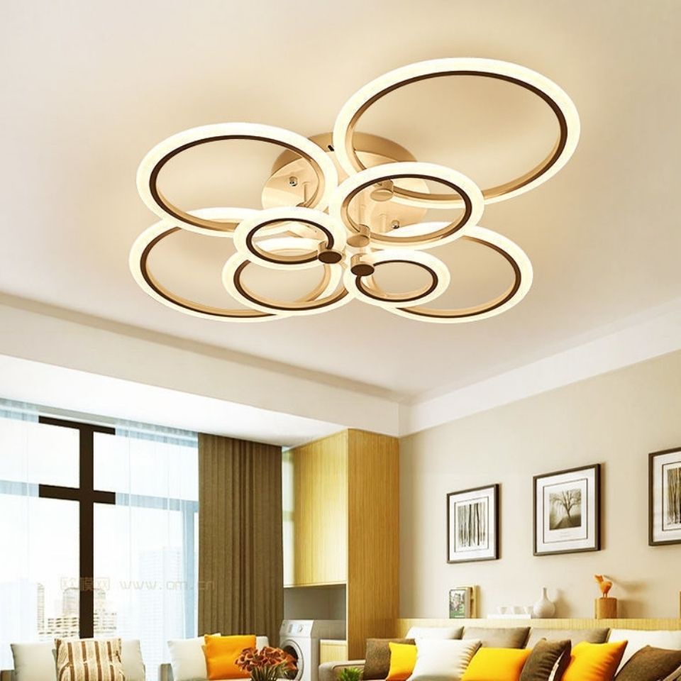 Nordic Chandelier Multi-Head Led Ceiling Light Living Room Dining ...