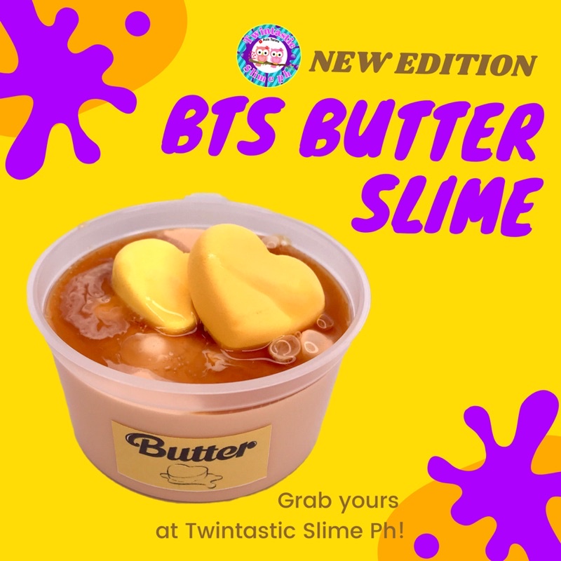100ml BTS Butter Slime / Pancake Slime || Twintastic Slime Ph | Shopee ...