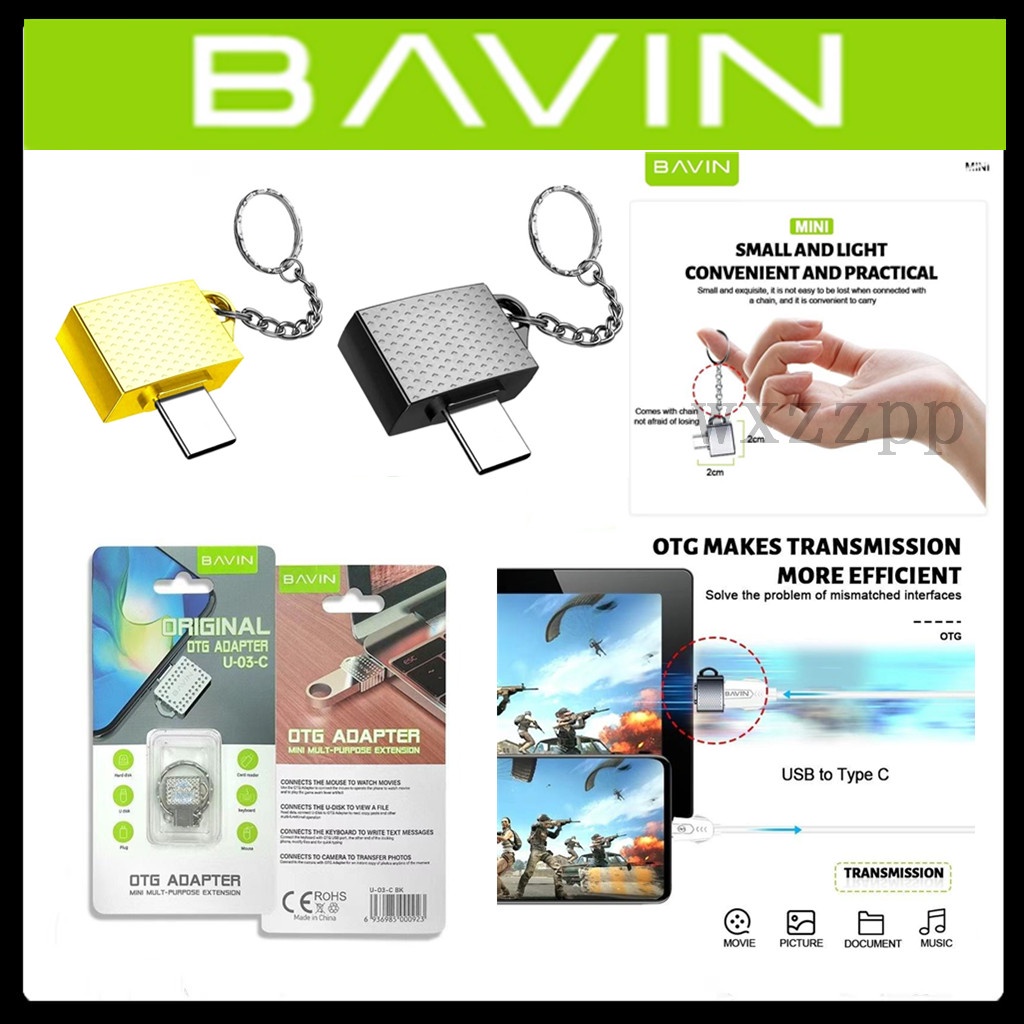 BAVIN O3 Series Super-Mini Transmission OTG Micro Adapter for USB to ...