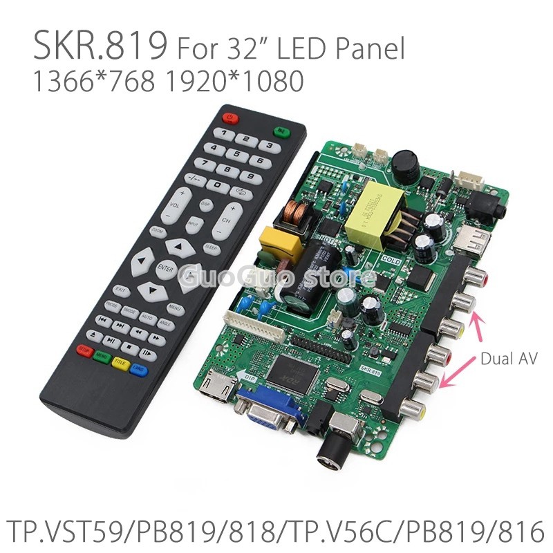 TP.RD8503.PB819 LCD TV 3in1 Driver Board Universal TV Motherboard TV/AV ...