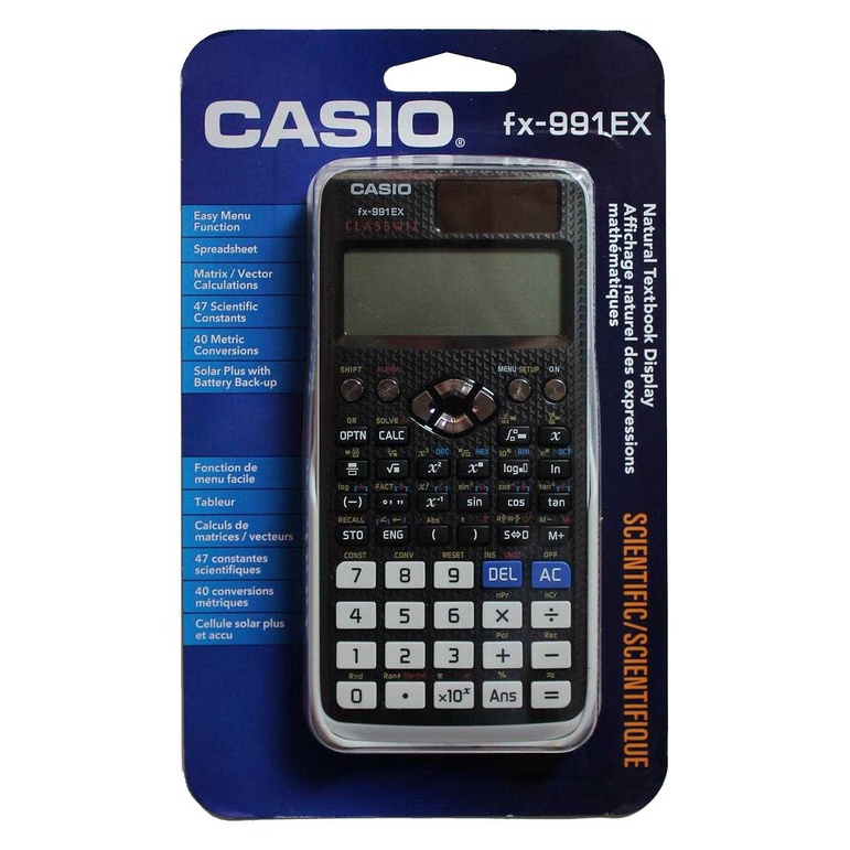 Casio fx-991EX ClassWiz Advanced Engineering / Scientific Calculator ...