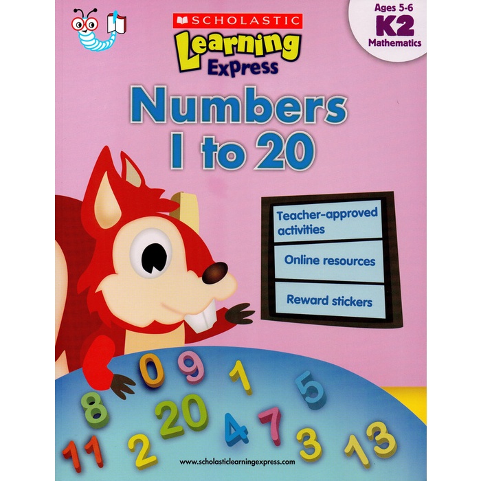 Scholastic Learning Express Numbers 1 to 20 Kindergarten 2 Mathematics ...