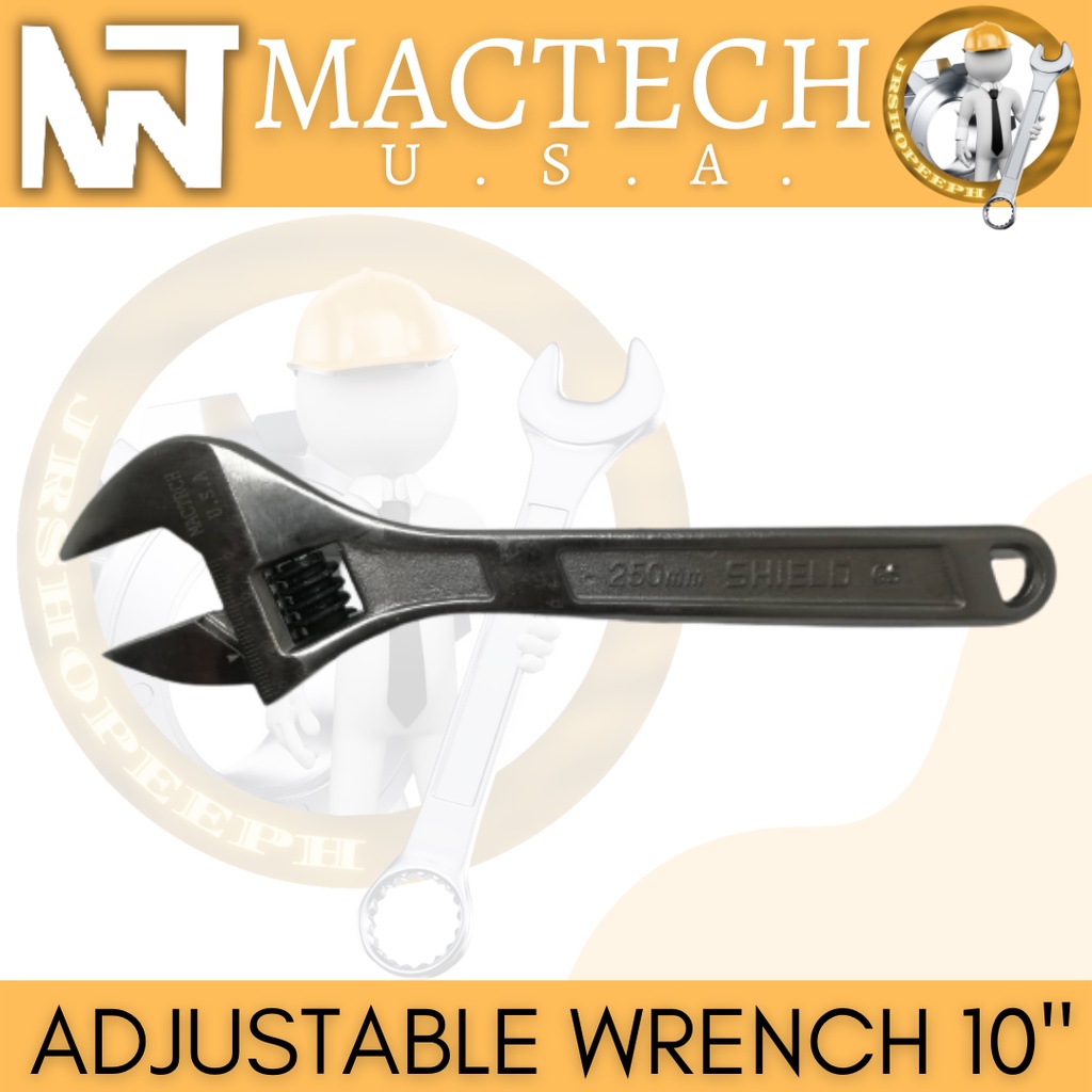 Jrshopeeph Mactech Adjustable Wrench 12" Katala High Quality Mechanics ...