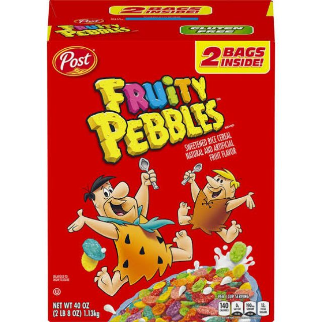 Post Fruity Pebbles Cereals - 2 bags inside | Shopee Philippines