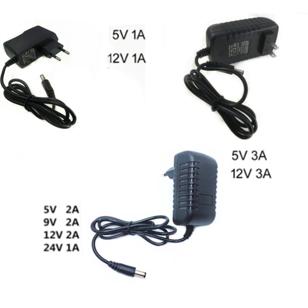 Power Adapter DC 5V 9V 12V 24V 1A 2A 3A Adaptor 220V To 5 V 12 V Volt ...