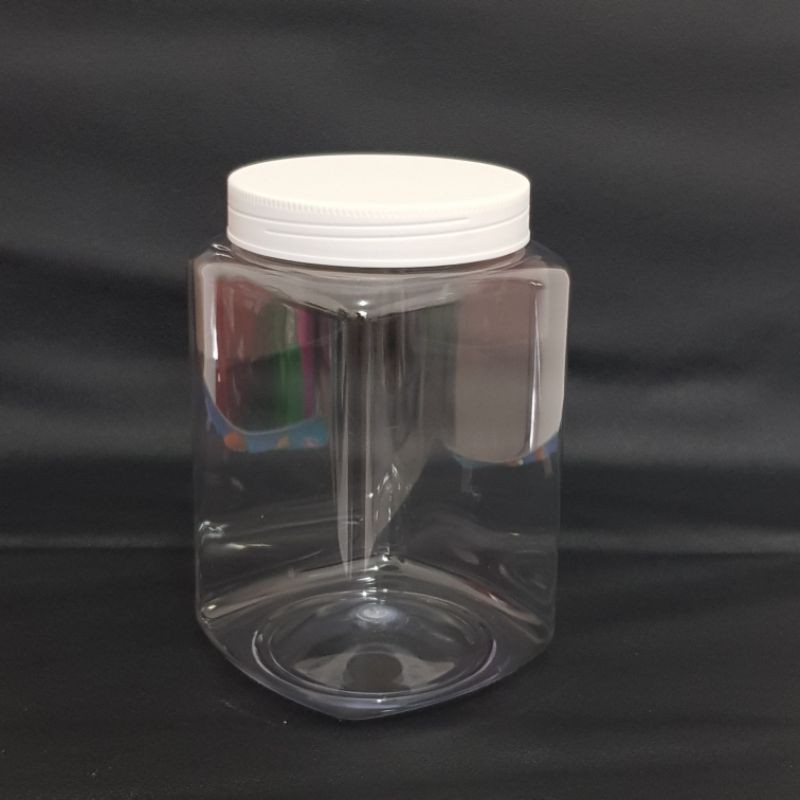 3pcs / 6pcs - 1300ml Square PET Jar | Shopee Philippines