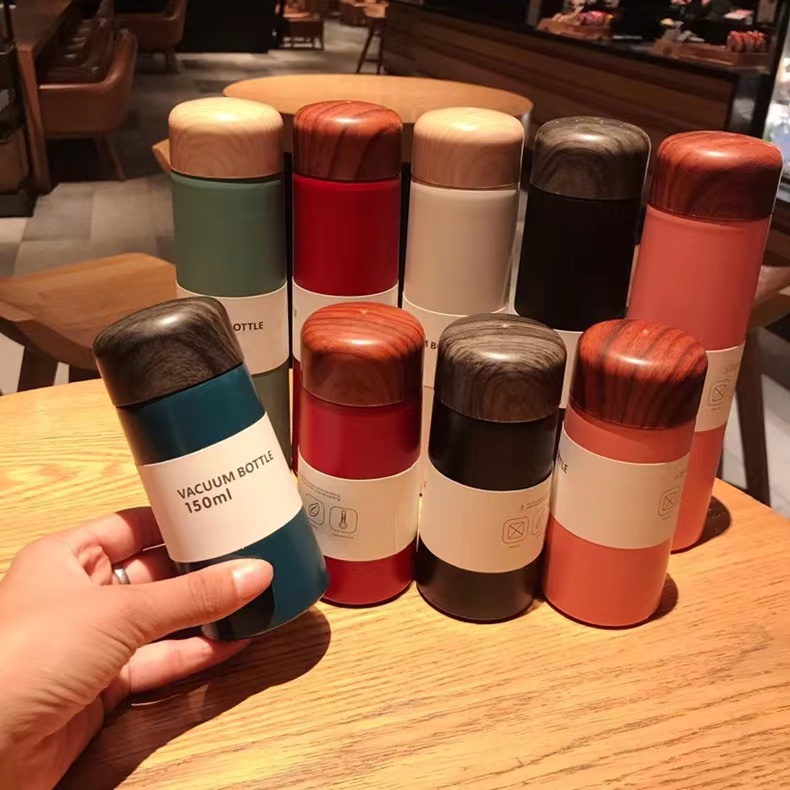 304 stainless steel Mini cute coffee thermos thermos 150ml 250ml small ...