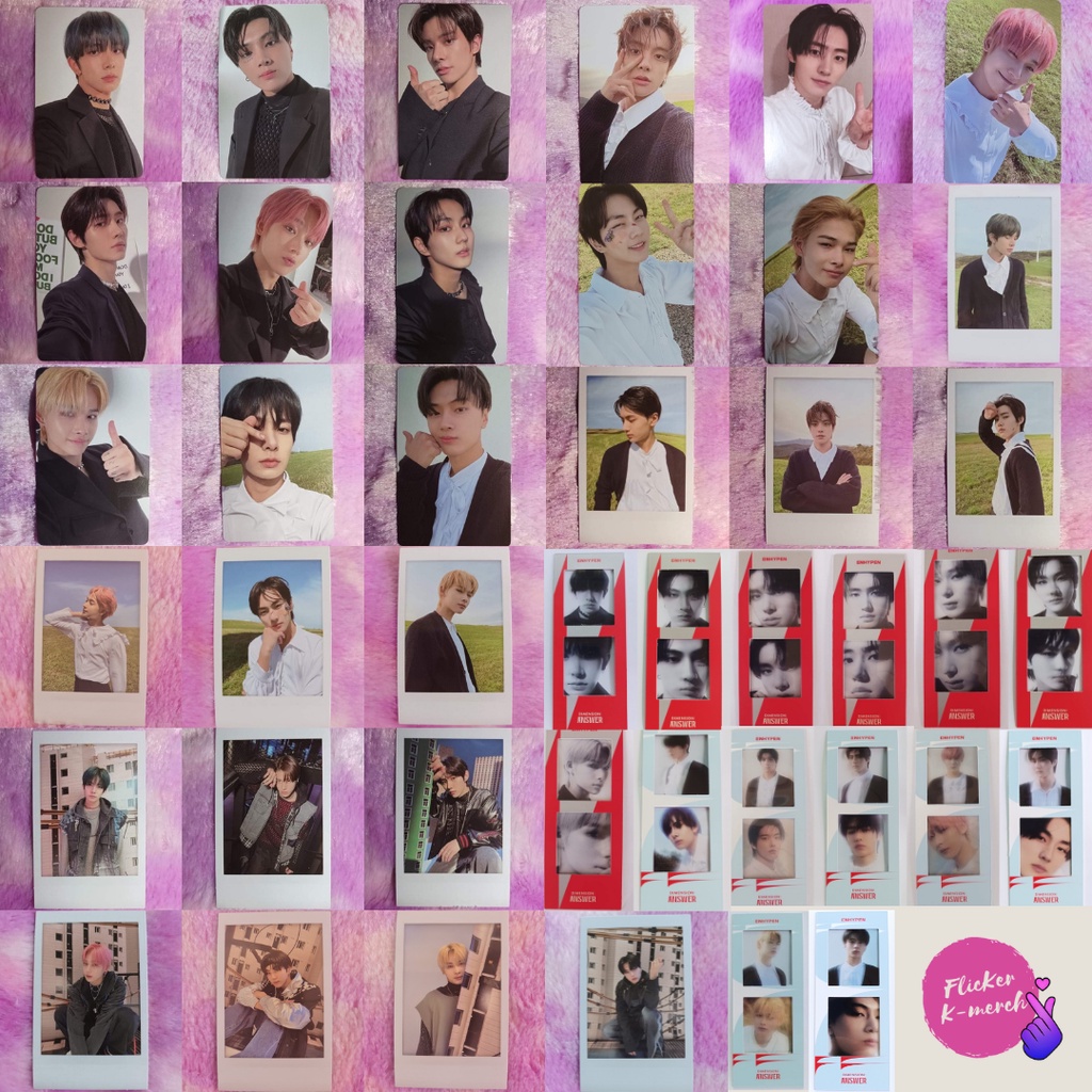 (ONHAND) Enhypen - Dimension : Answer Tingi [Official Photocards and ...