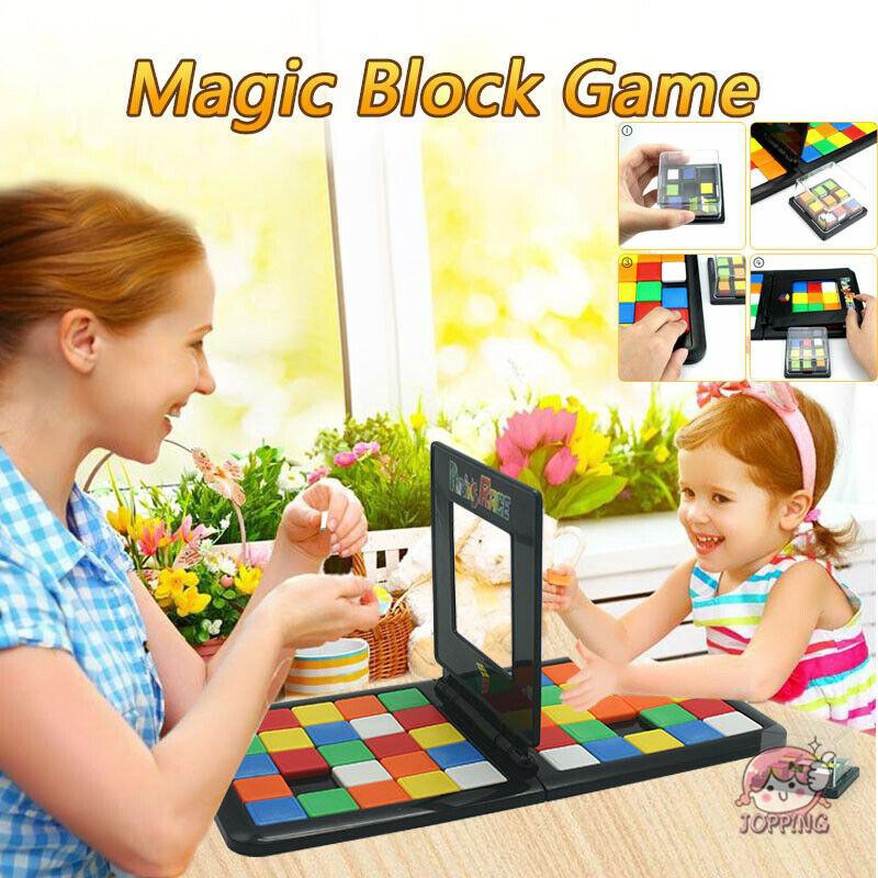 Rubik Race - Magic Block Toy Extremely Attractive 2-Player Fighting ...