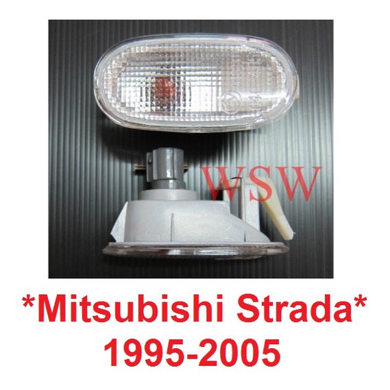 Side Light Flat Lens MITSUBISHI 1995-2005 STRADA Starda Turn Signal Car ...