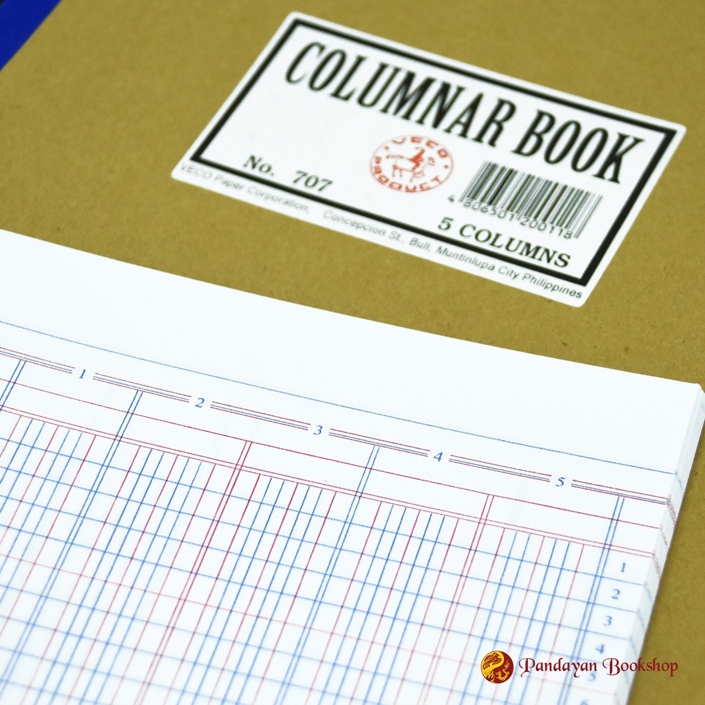 Veco Columnar Book (No. 707/ 727/ 747 3, 4, 5, 6, 8, 10, 12, 14, 20, 24 ...