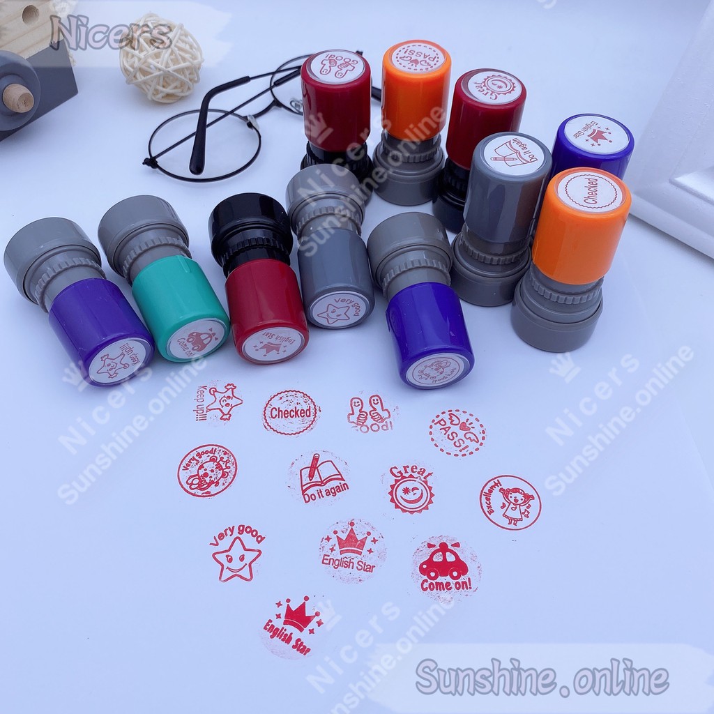 Reward fun stamp great stamp smiley stamp | Shopee Philippines