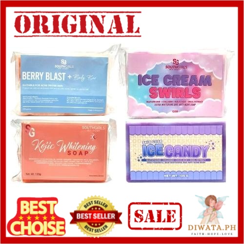 Kojic Whitening Soap | Maintenance Soap | Ice Cream Swirls | Ice Candy ...