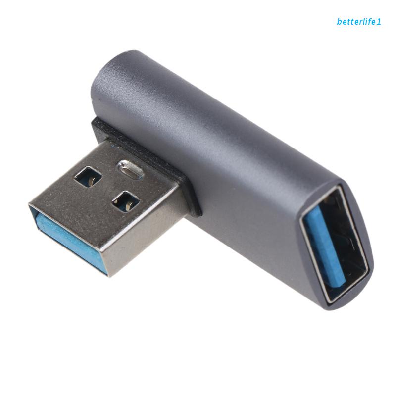 BTM USB A Male to USB Female Adapter 90 Degree USB3.0 to USB Cable ...