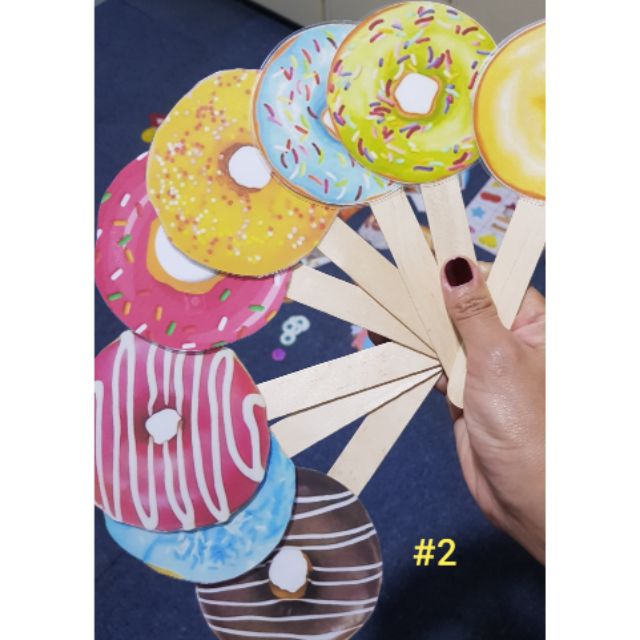 ESL Props - 8 Donuts reward on stick | Shopee Philippines