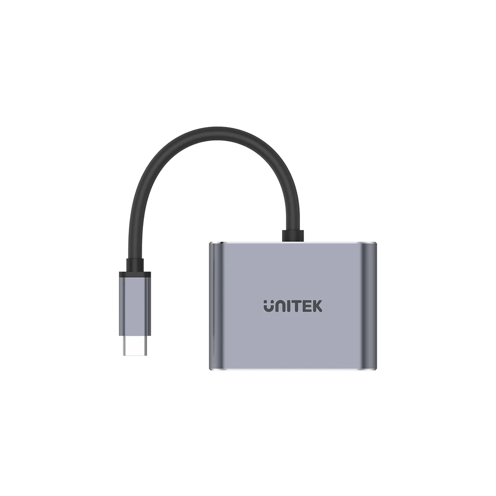 UNITEK D1049A 4-In-1 USB-C Hub With Mst Dual Display And Pd 100W ...