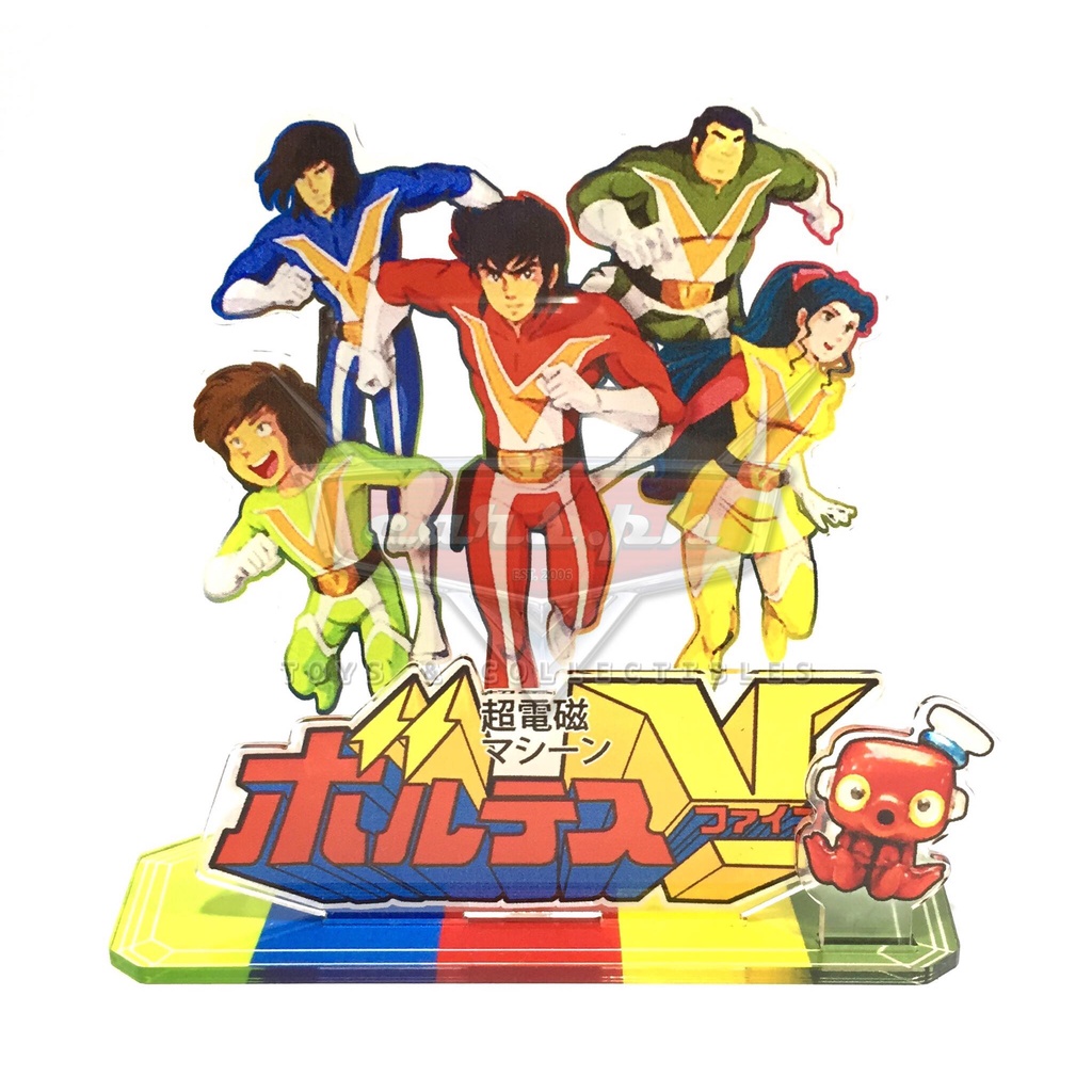 FEW STOCKS LEFT (9cm) Voltes V Team Acrylic Standee w/ Octo 1 | Shopee ...