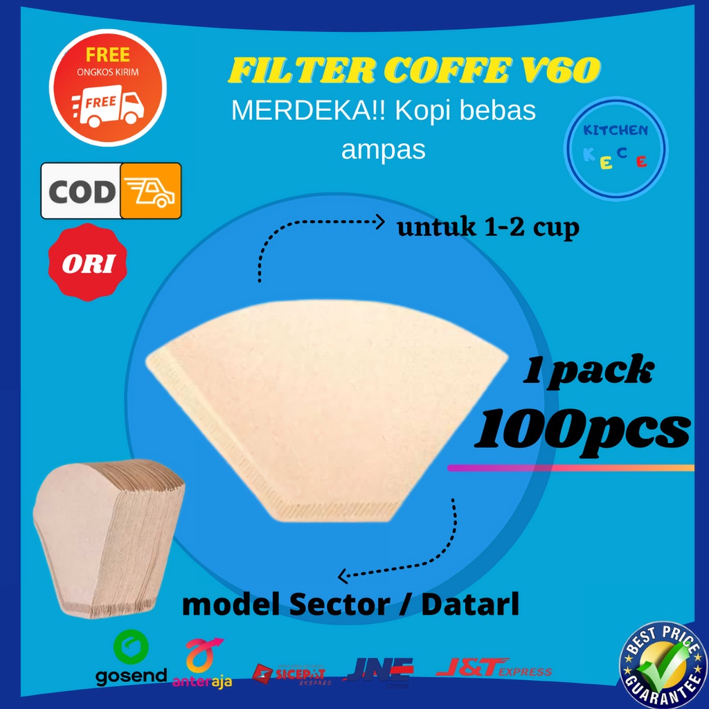 Coffee Paper Filter Filter Dripper Paper Espresso Model Flat Bottom ...